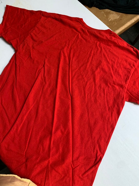 Vintage American Flag USA Red T Shirt Size XL EUC Exc… - Gem