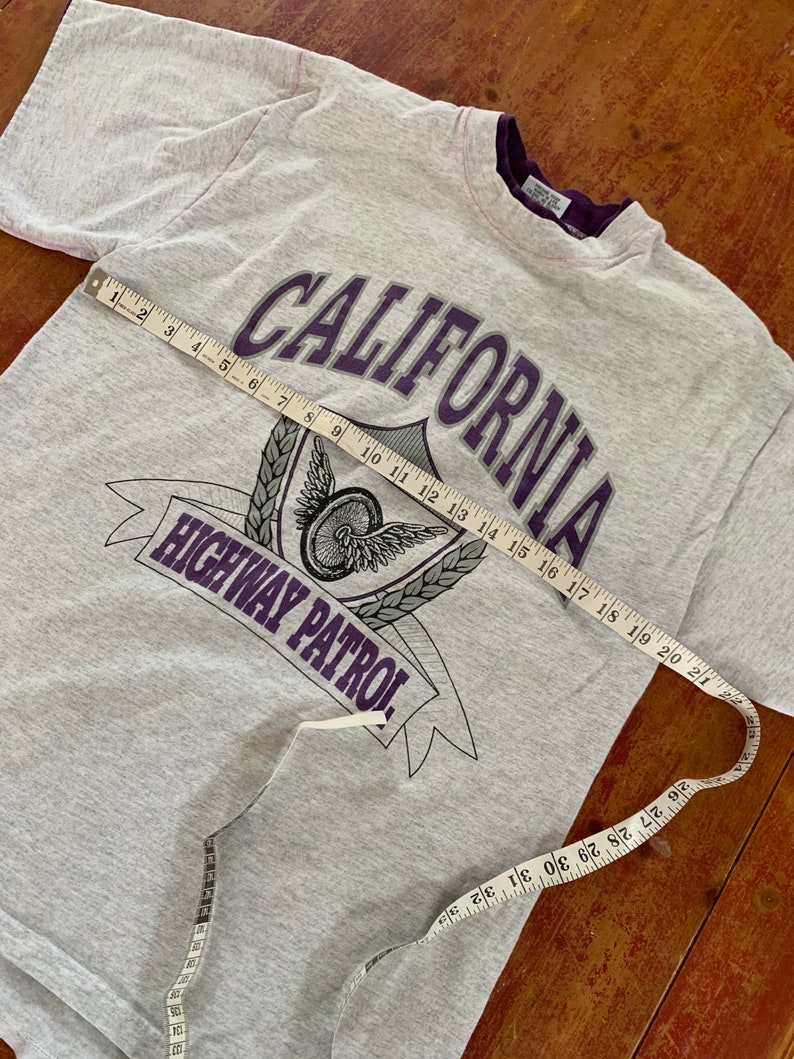 Vintage California Highway Patrol T Shirt Size Large Made in | Etsy