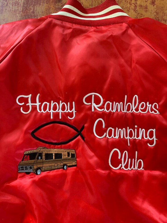 Vintage 70s Camping RV Happy Ramblers Club Jacket Siz… - Gem