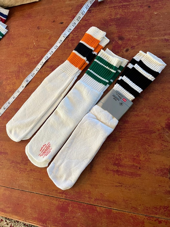 Vintage 50s 60s 70s Athletic Tube Socks Stripes New With Tags - Etsy