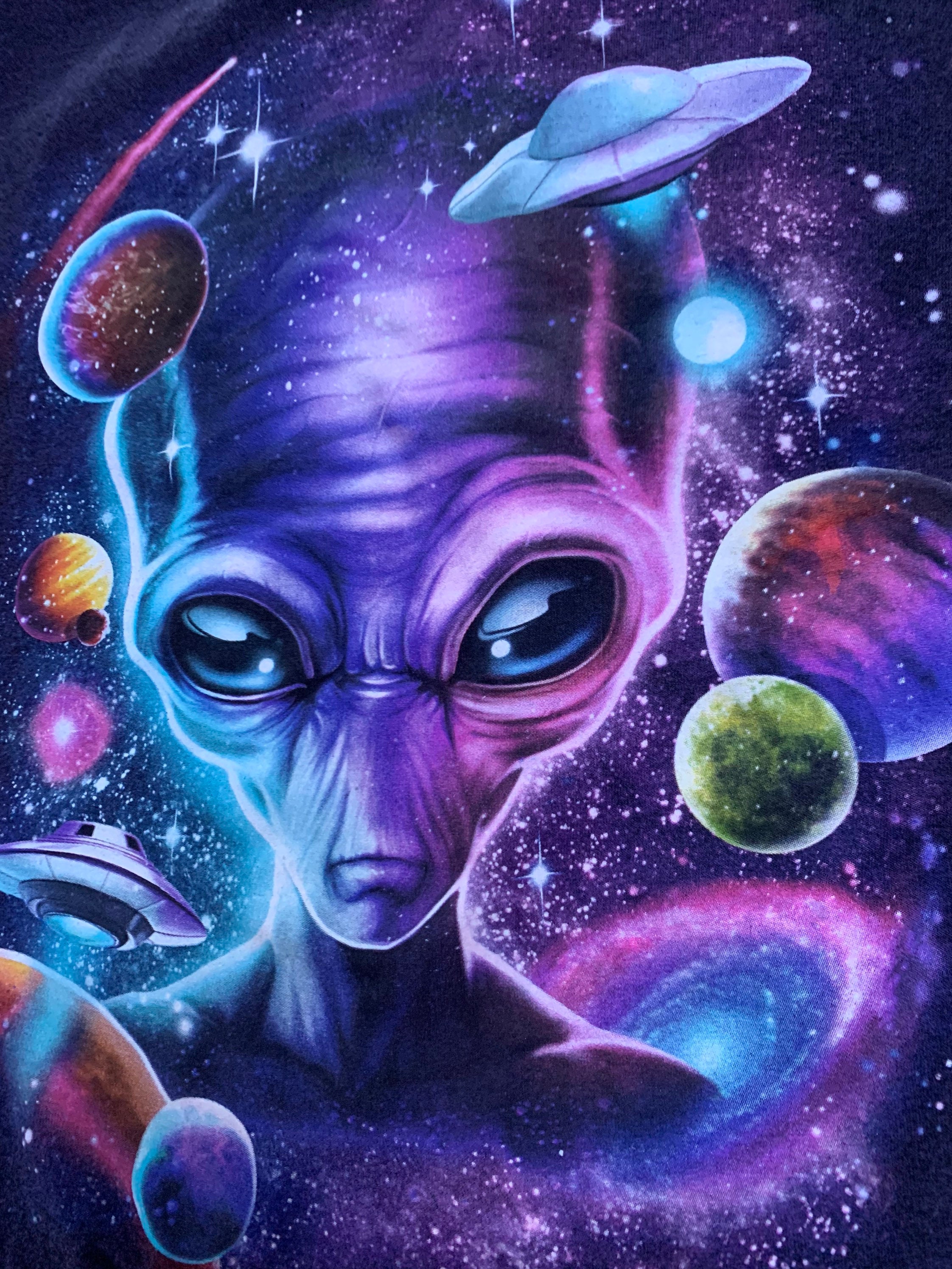 Big Head Alien Space