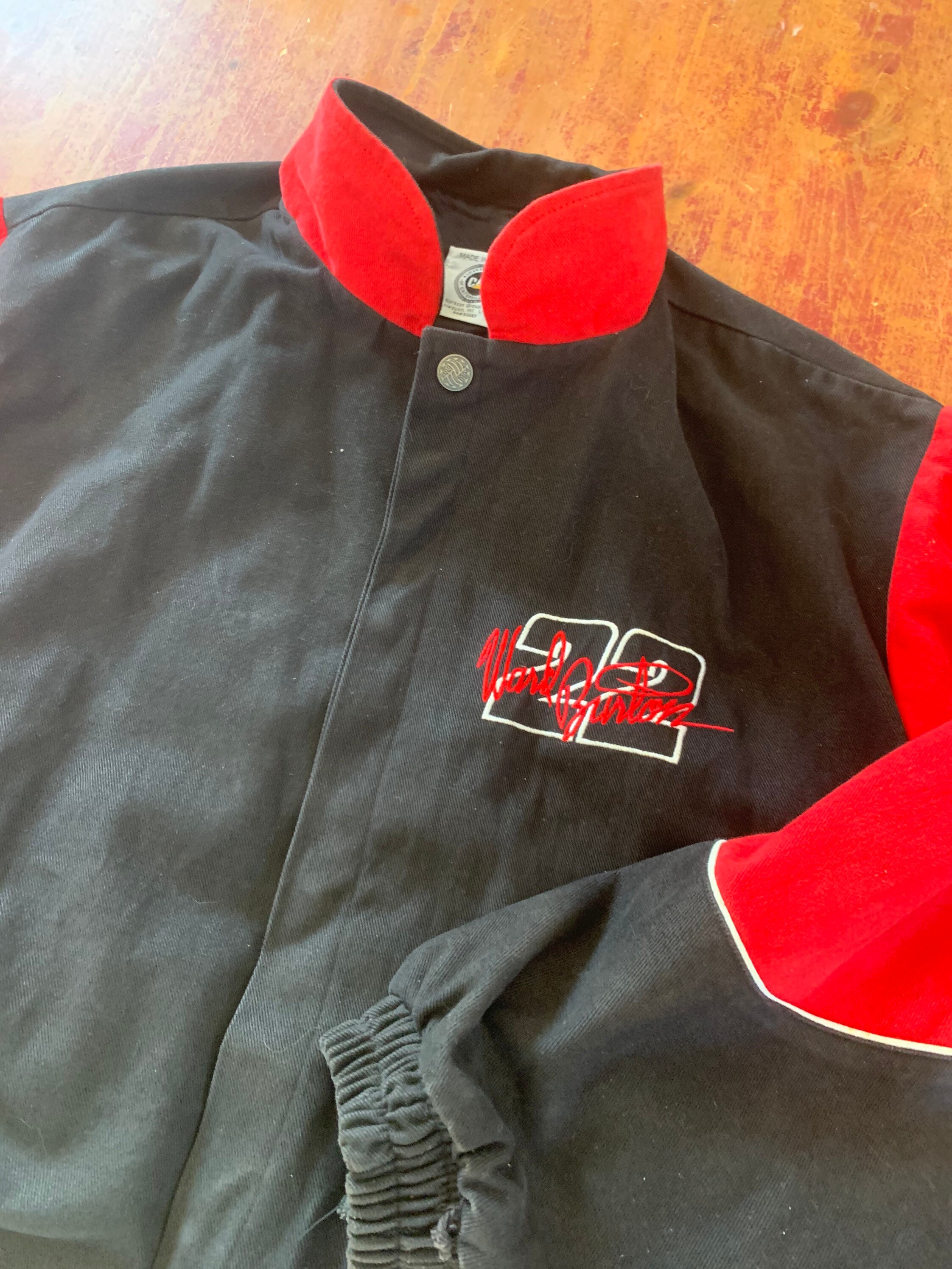 Vintage Ward Burton NASCAR Cat Racing Jacket Size XL Quality - Etsy