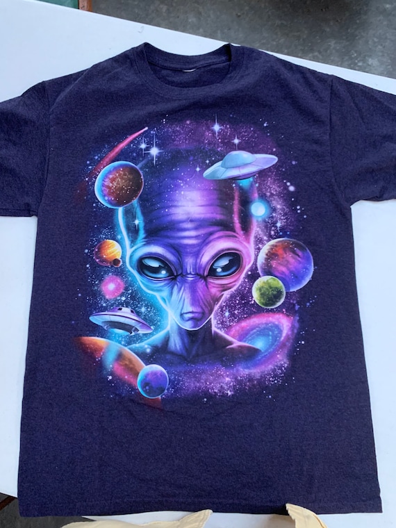 Big Head Alien Space