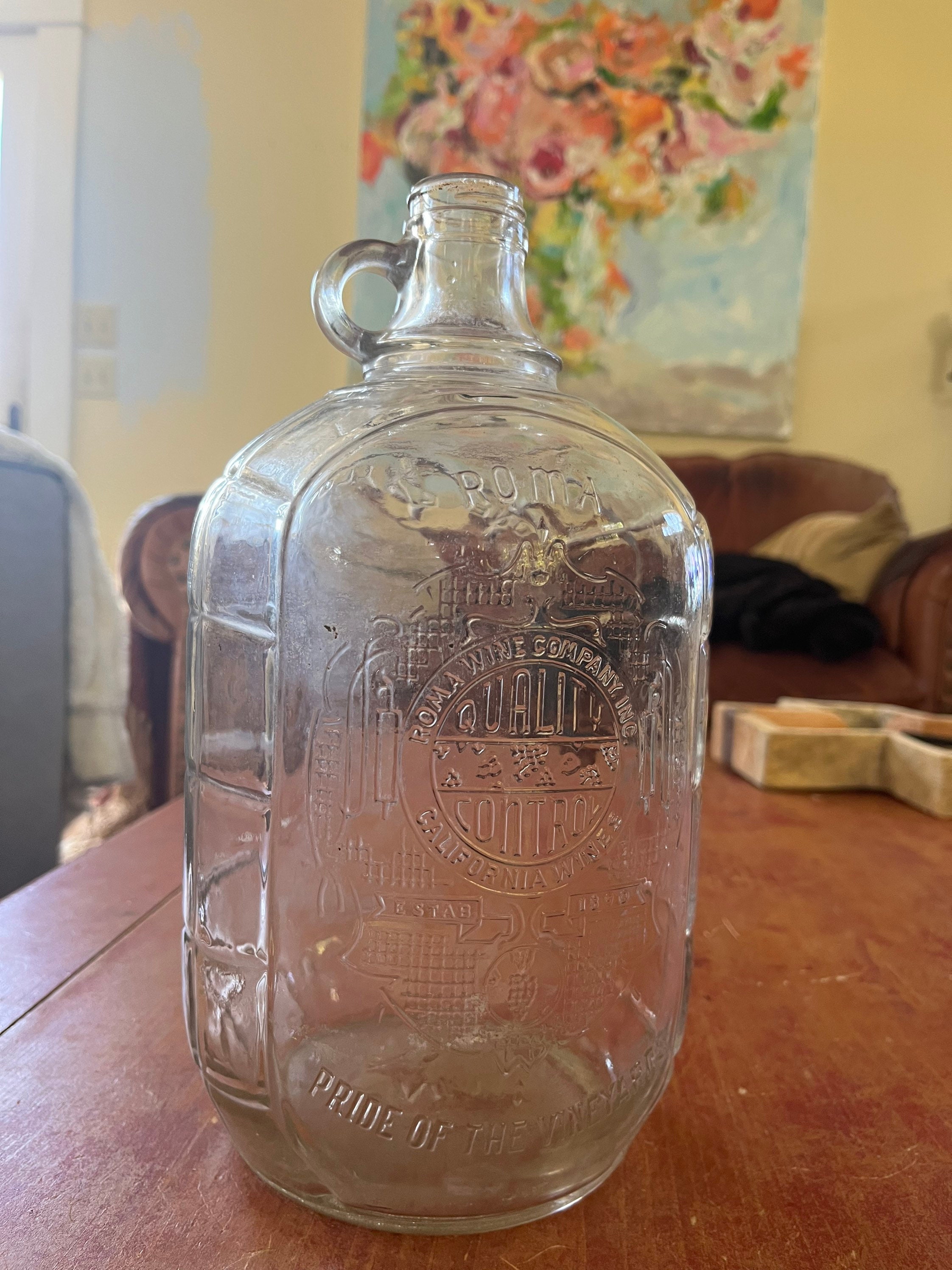 Gallon Glass Wine Bottle