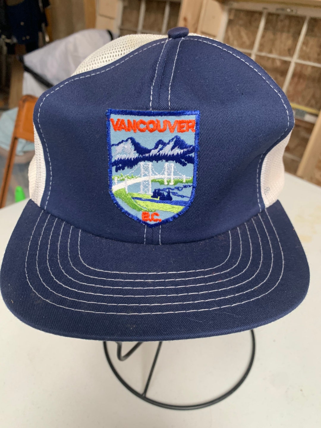 Vintage Vancouver British Columbia Snapback Hat Cap Quality Embroidered ...