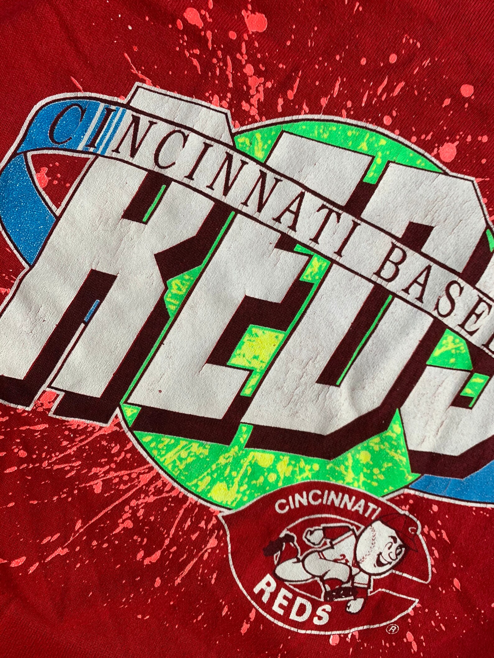 Vintage Cincinnati Reds Baseball Crewneck Sweatshirt Size XL Awesome ...