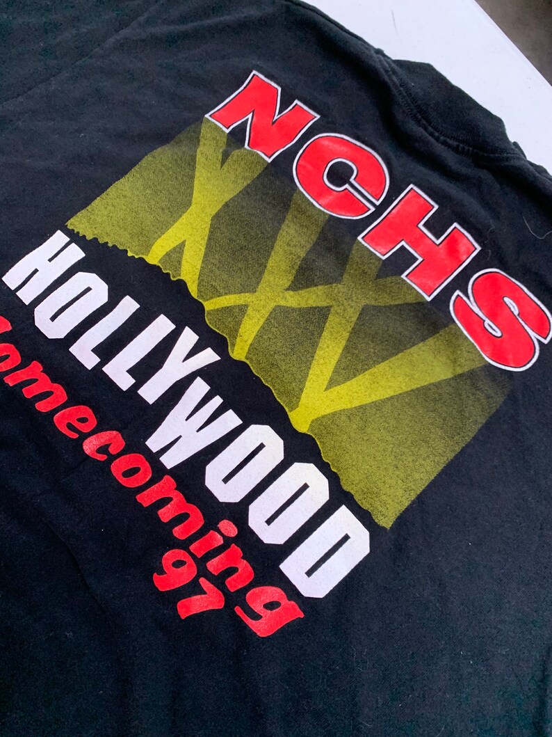 Vintage 1997 NCHS Hollywood Homecoming T Shirt Size XL | Etsy