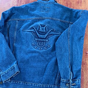 Vintage 70s 80s Winston Rodeo Denim Jacket Size XL. Extra Large Heavy ...