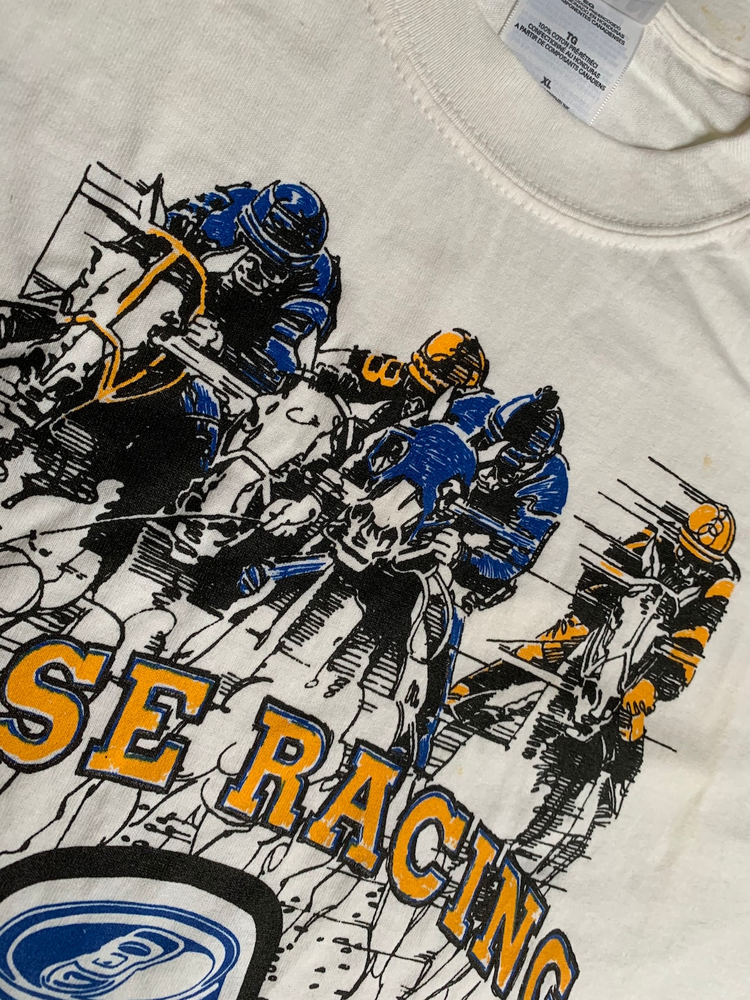 Vintage Horse Racing Miller Time T Shirt Size XL - Etsy