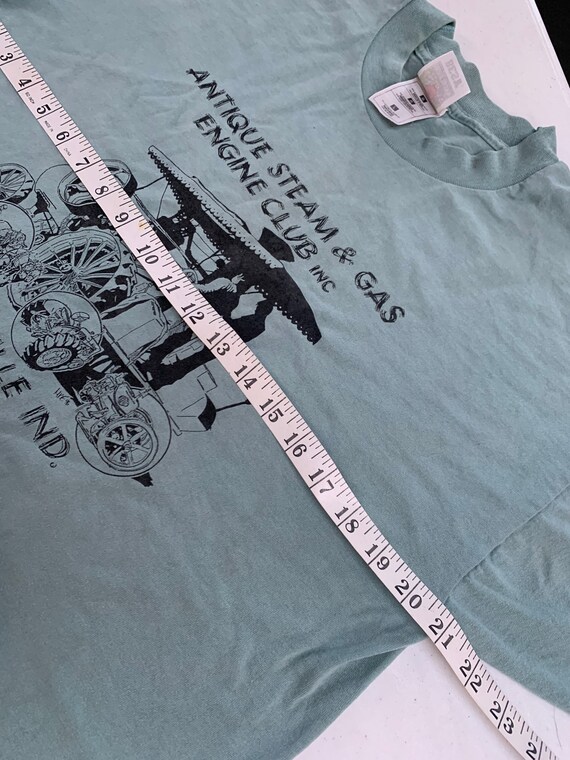 Vintage Antique Steam & Gas Engine Club T Shirt Tract… - Gem