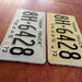 Vintage Pair 1973 Texas License Plates Farm Truck 8H 6428 New Old Stock ...