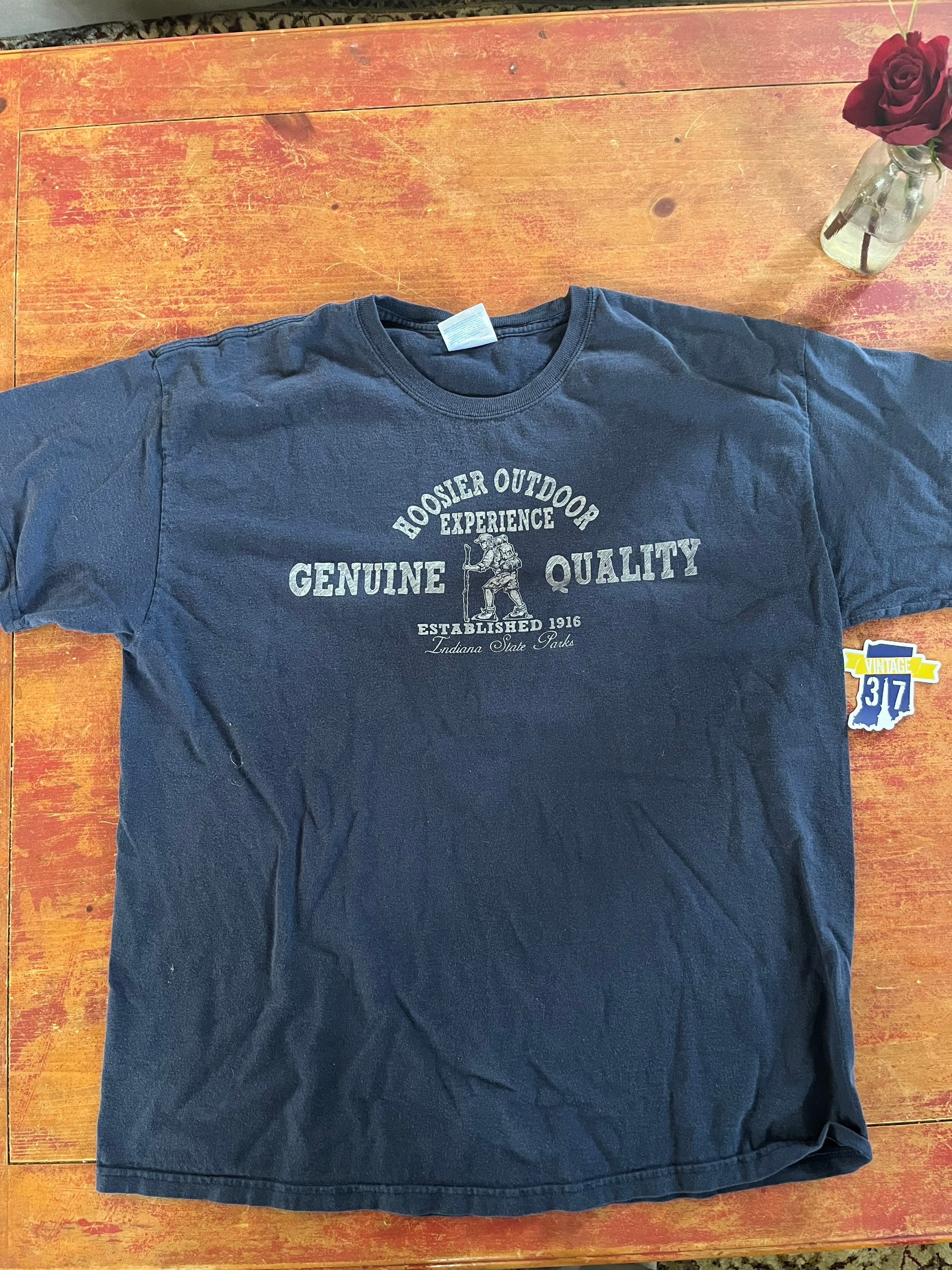 Vintage Indiana State Parks Outdoor Experience T Shirt Size XL Awesome ...