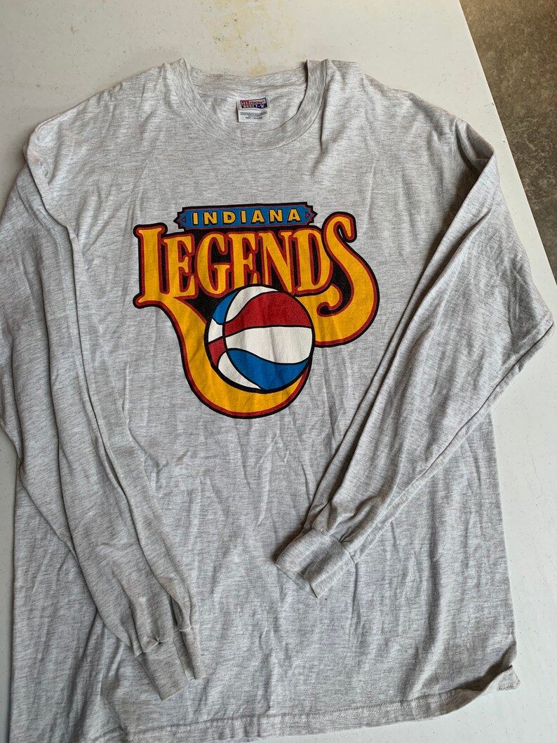 Vintage Indiana Basketball Legends ABA T Shirt Size Large - Etsy