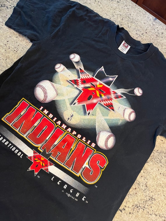 Vintage 2000 Indianapolis Indians Baseball T Shirt Si… - Gem