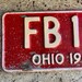 Vintage 1966 Ohio License Plate FB 19 Quality Embossed Steel - Etsy