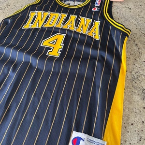 Vintage 90s Indiana Pacers Travis Best Champion Brand Jersey # 4 Size ...
