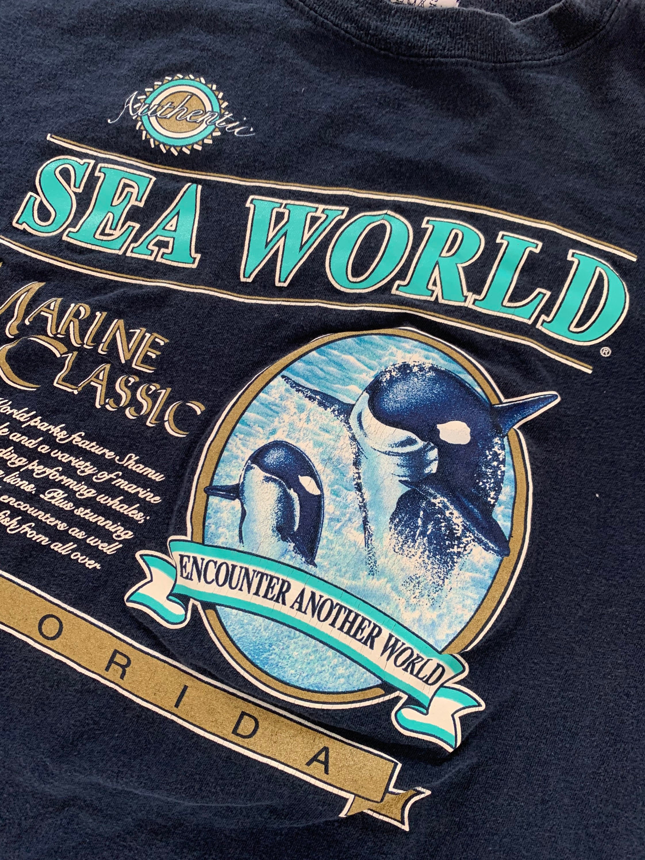 Vintage Sea World Florida T Shirt Size XL Marine Classic Shamu - Etsy UK