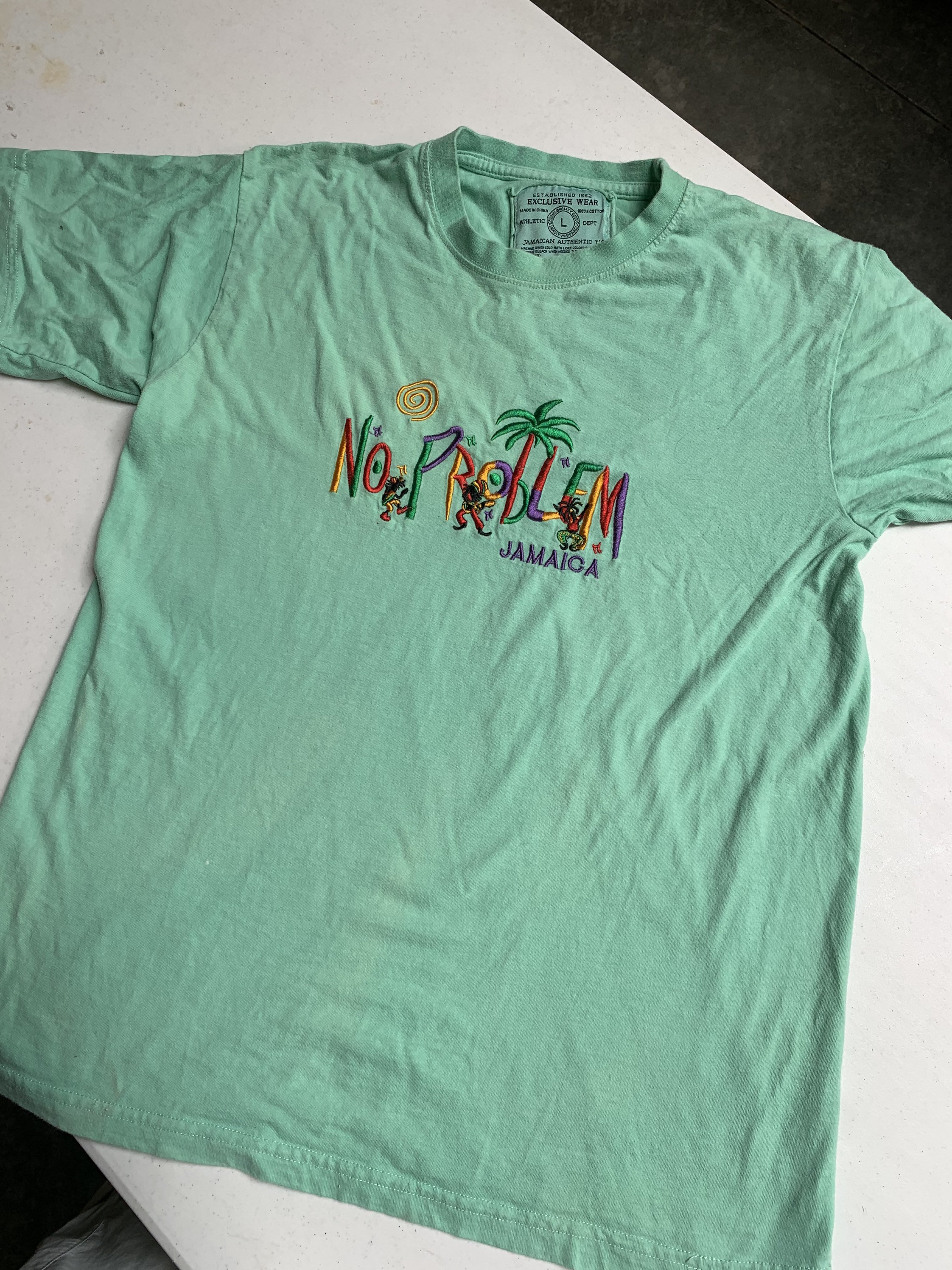 Vintage Jamaica No Problem T Shirt Size Large Quality - Etsy