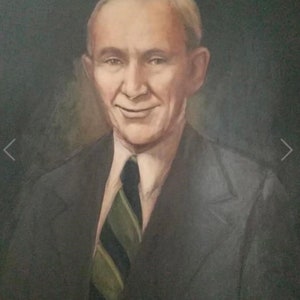 Lot of 5 Vintage Past Purdue University Presidents Portrait Paintings ...