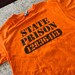 Vintage State Prison T Shirt Uniform Size Medium 12836413 Orange Jail ...