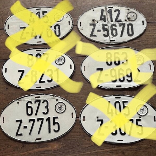 Embossed Black License Plates - Etsy