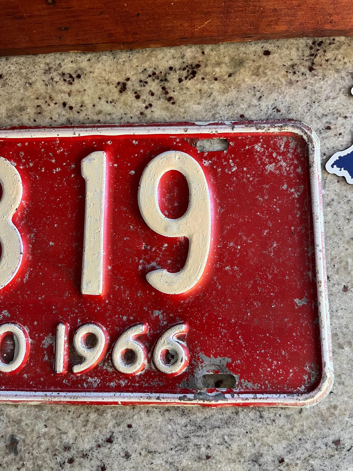 Vintage 1966 Ohio License Plate FB 19 Quality Embossed Steel - Etsy