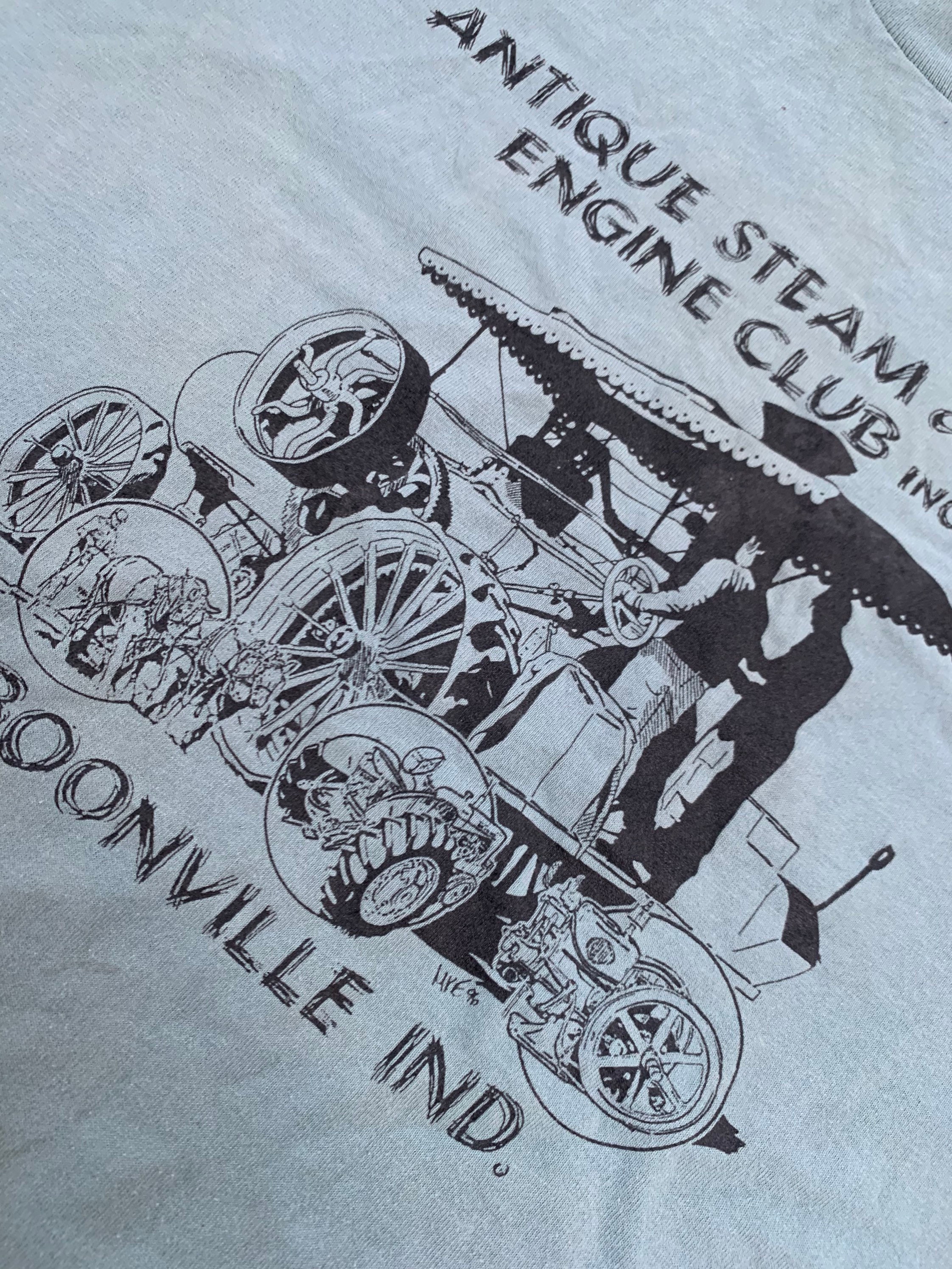 Vintage Antique Steam & Gas Engine Club T Shirt Tractor Size | Etsy