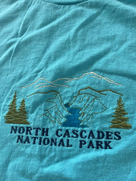 Vintage North Cascades National Park T Shirt Size Lar… - Gem