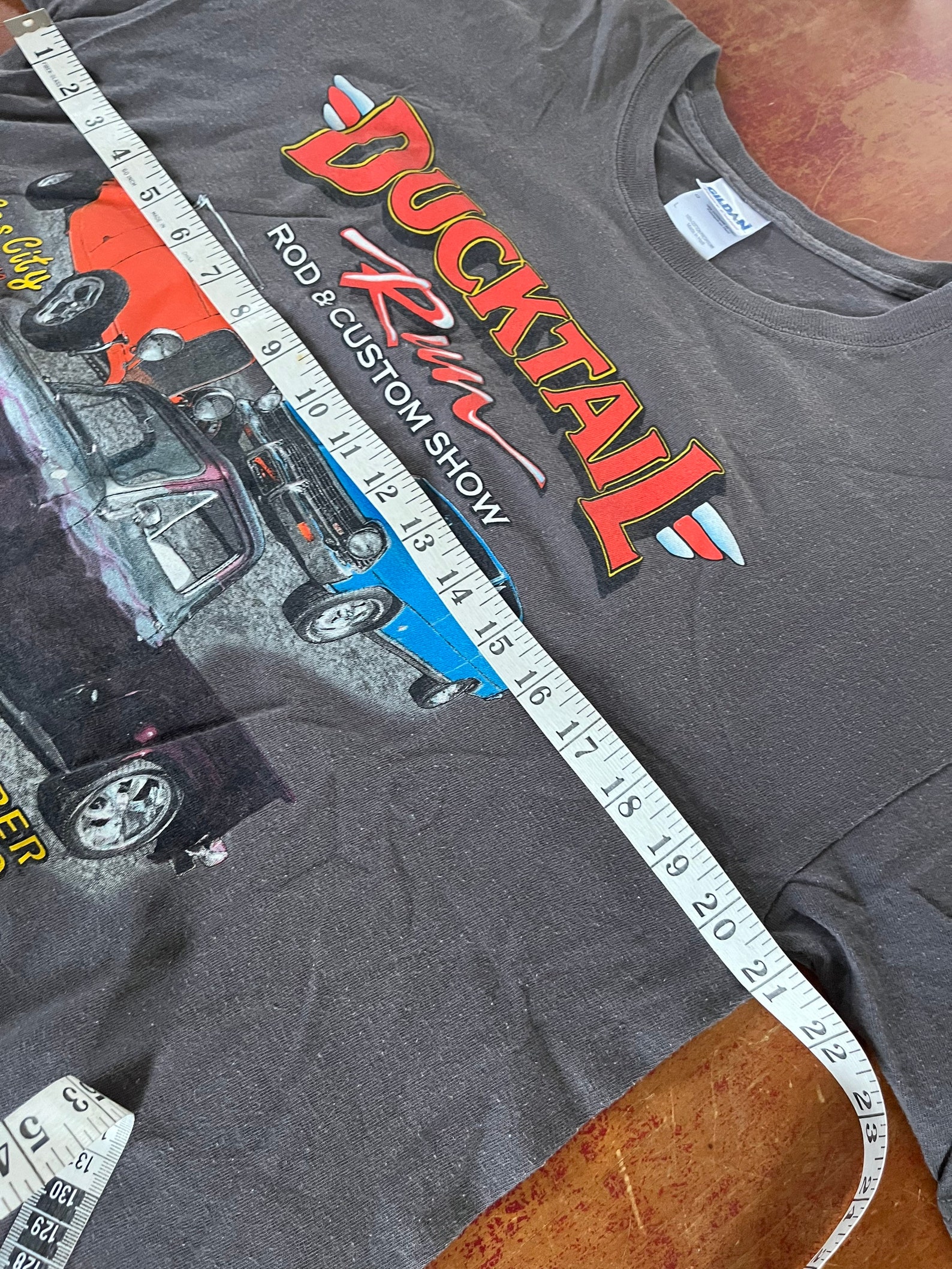 Ducktail Run Gas City Indiana 2010 Car Hot Rod Show T Shirt Size Large ...