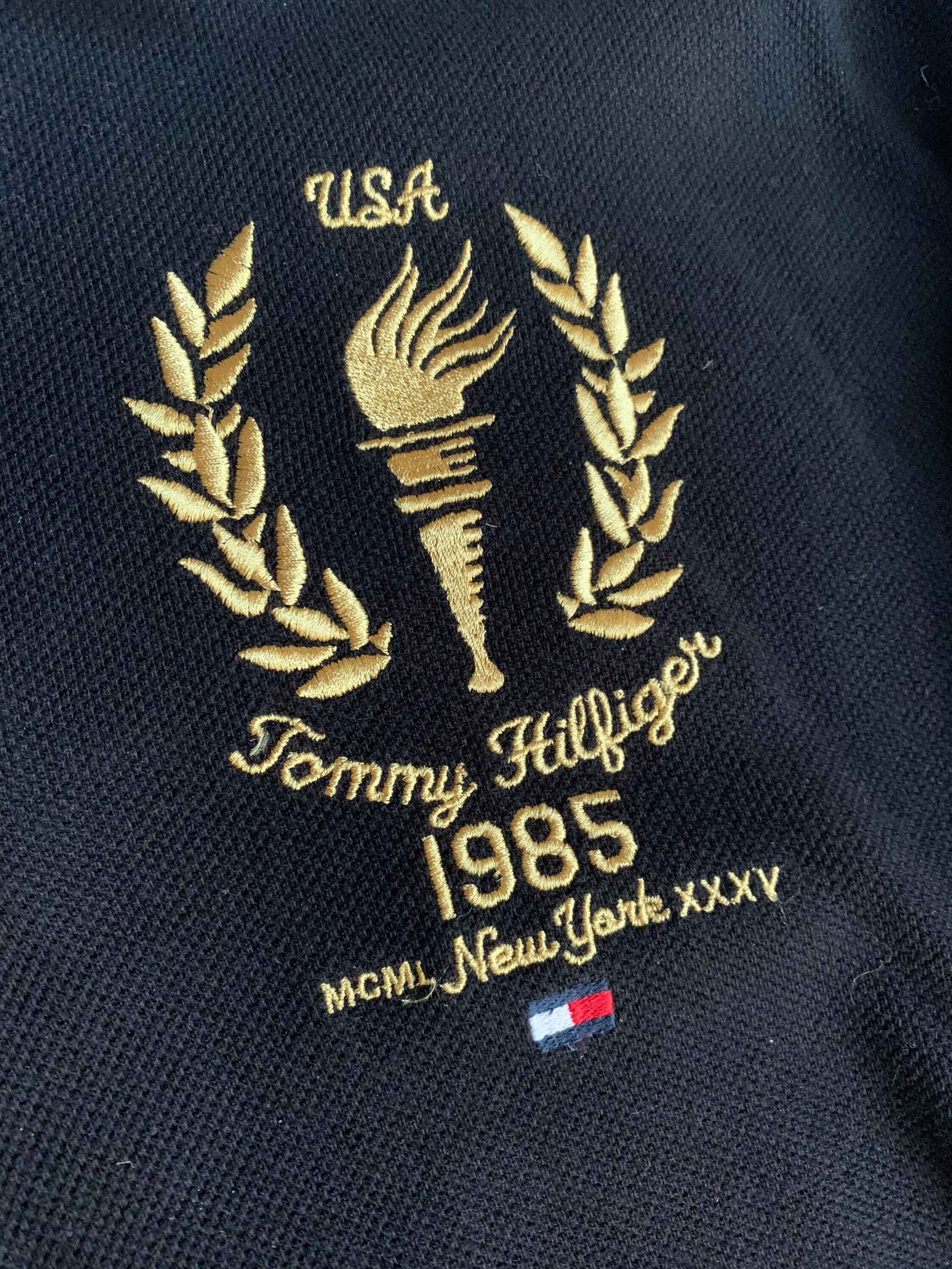 Crazy Vintage Tommy Hilfiger Polo Country Patches USA Germany France ...