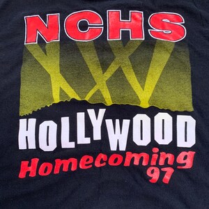Vintage 1997 NCHS Hollywood Homecoming T Shirt Size XL - Etsy