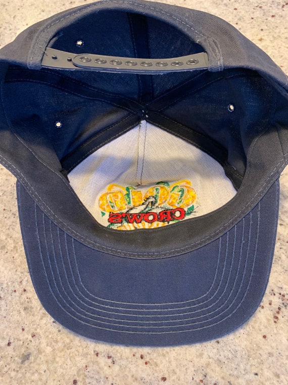 Vintage 1980s GOLD CROW’S Hybrid Corn Grain Farm Snap… - Gem