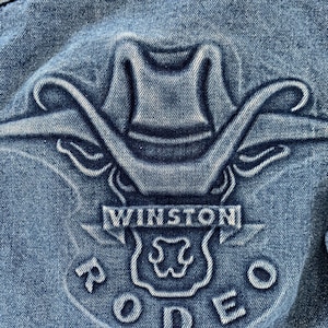 Vintage 70s 80s Winston Rodeo Denim Jacket Size XL. Extra Large Heavy ...