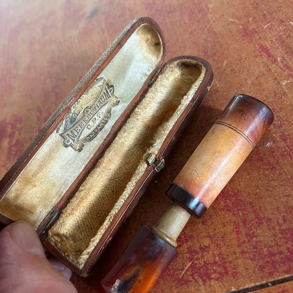 Amber Cigar Holder - Etsy