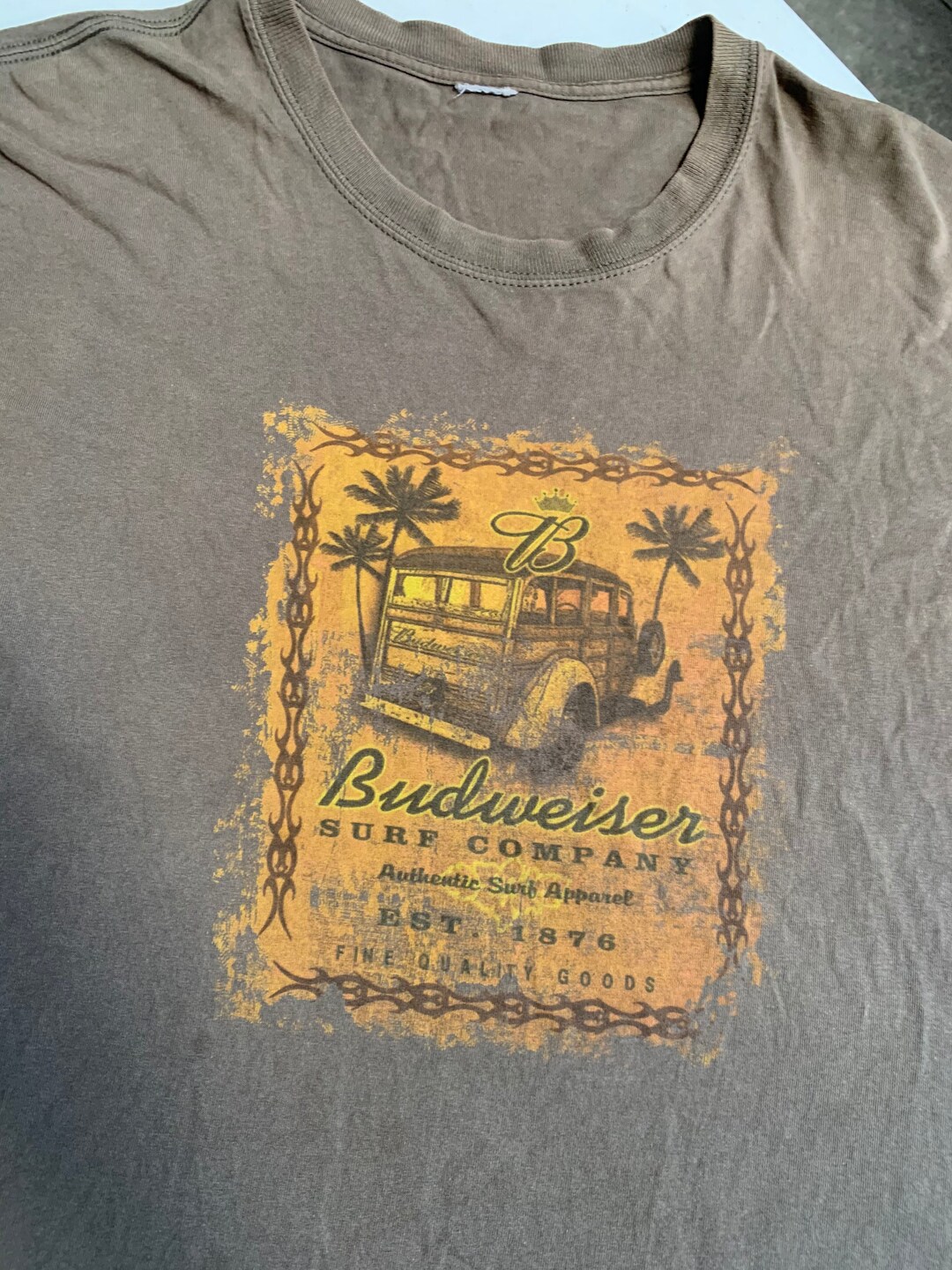 Vintage Budweiser Beer Surf Company T Shirt Fits XL Awesome Graphics - Etsy