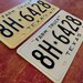 Vintage Pair 1973 Texas License Plates Farm Truck 8H 6428 New Old Stock ...