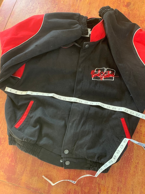 Vintage Ward Burton NASCAR Cat Racing Jacket Size XL … - Gem