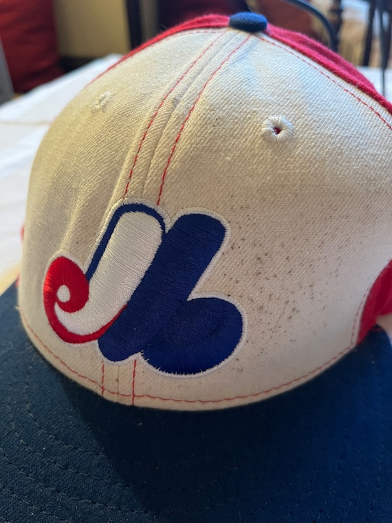 Vintage Montreal Expos Fitted Hat Cap Size 7 3/8 Larg… - Gem