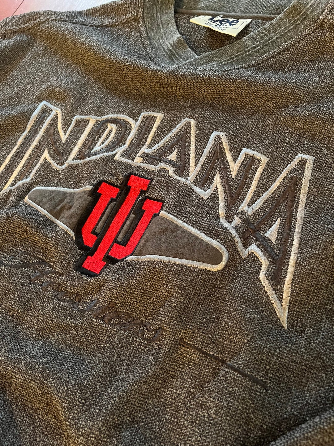 Vintage Indiana Hoosiers IU Sweater Size Large Quality Embroidered ...