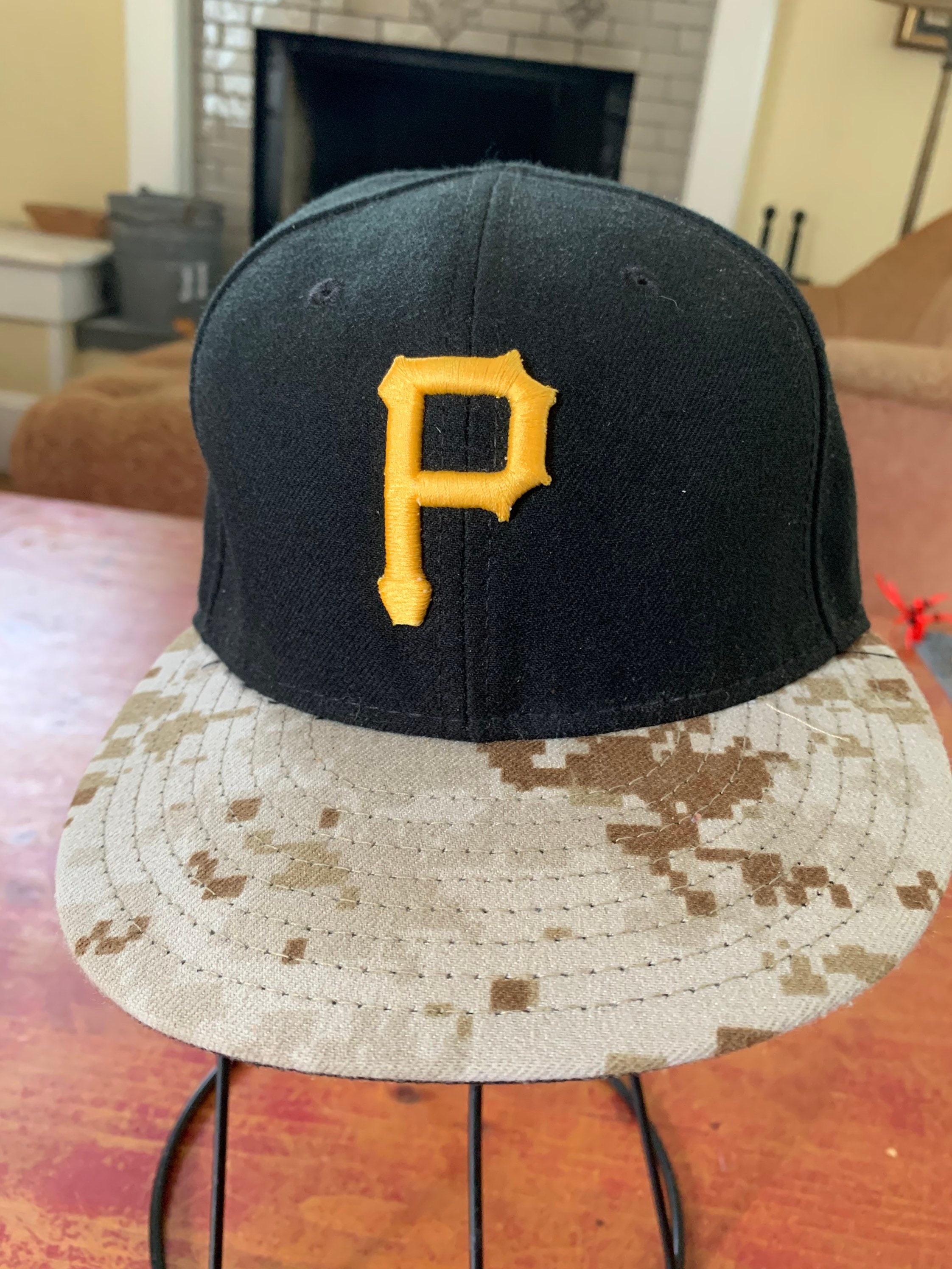 Vintage Pittsburgh Pirates Camo Fitted Hat Cap Size 7 1/4 Nice - Etsy 日本