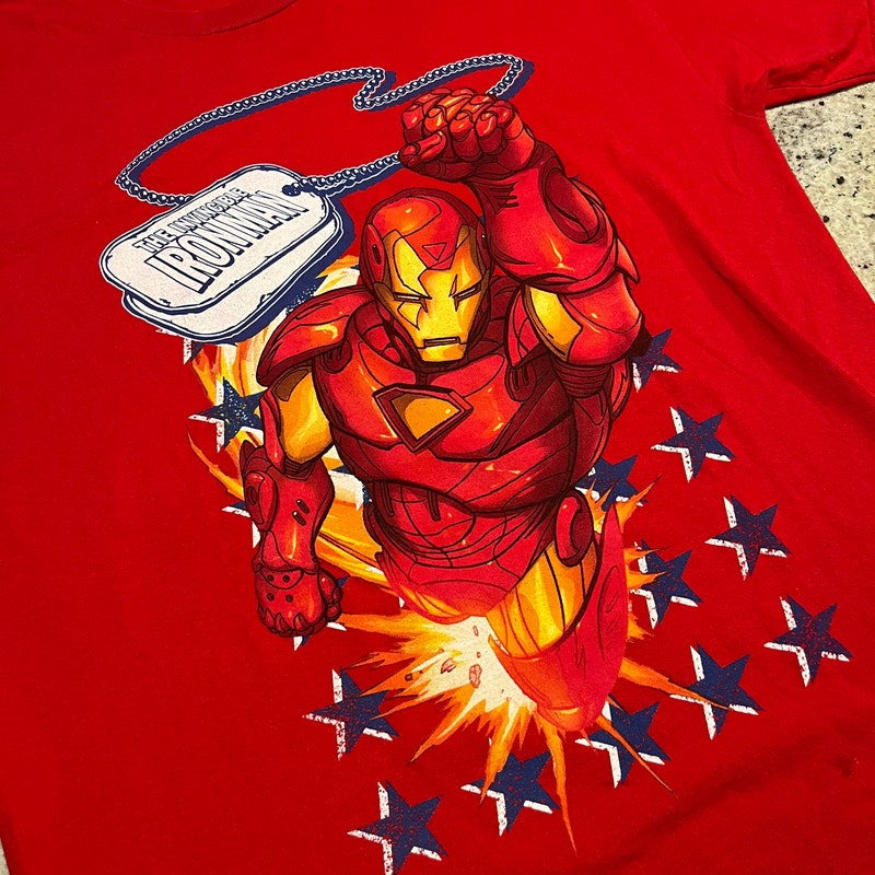 Iron Man T Shirt - Etsy