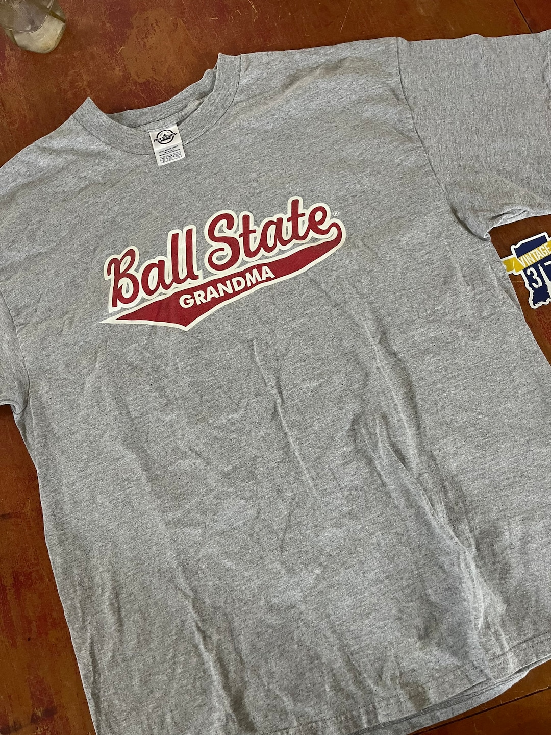 Vintage Ball State Grandma T Shirt Size XL Extra Large Classic Gray ...