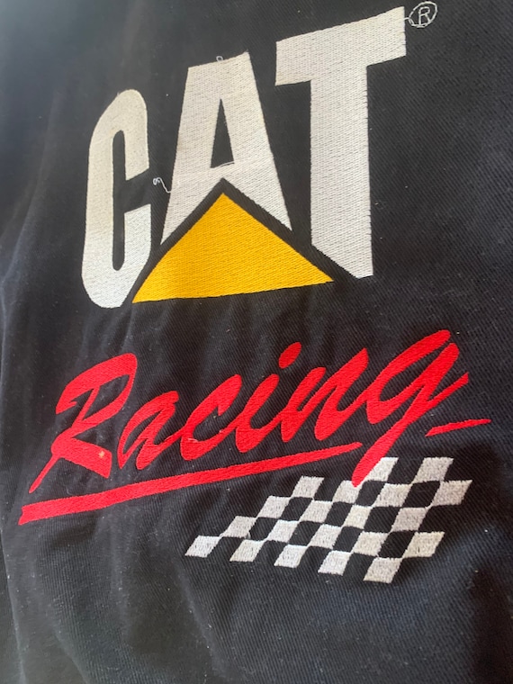 Vintage Ward Burton NASCAR Cat Racing Jacket Size XL … - Gem