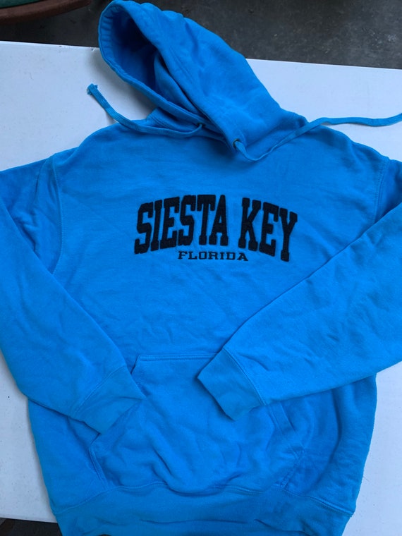 Vintage Siesta Key Florida Hoodie Sweatshirt Size Med… - Gem