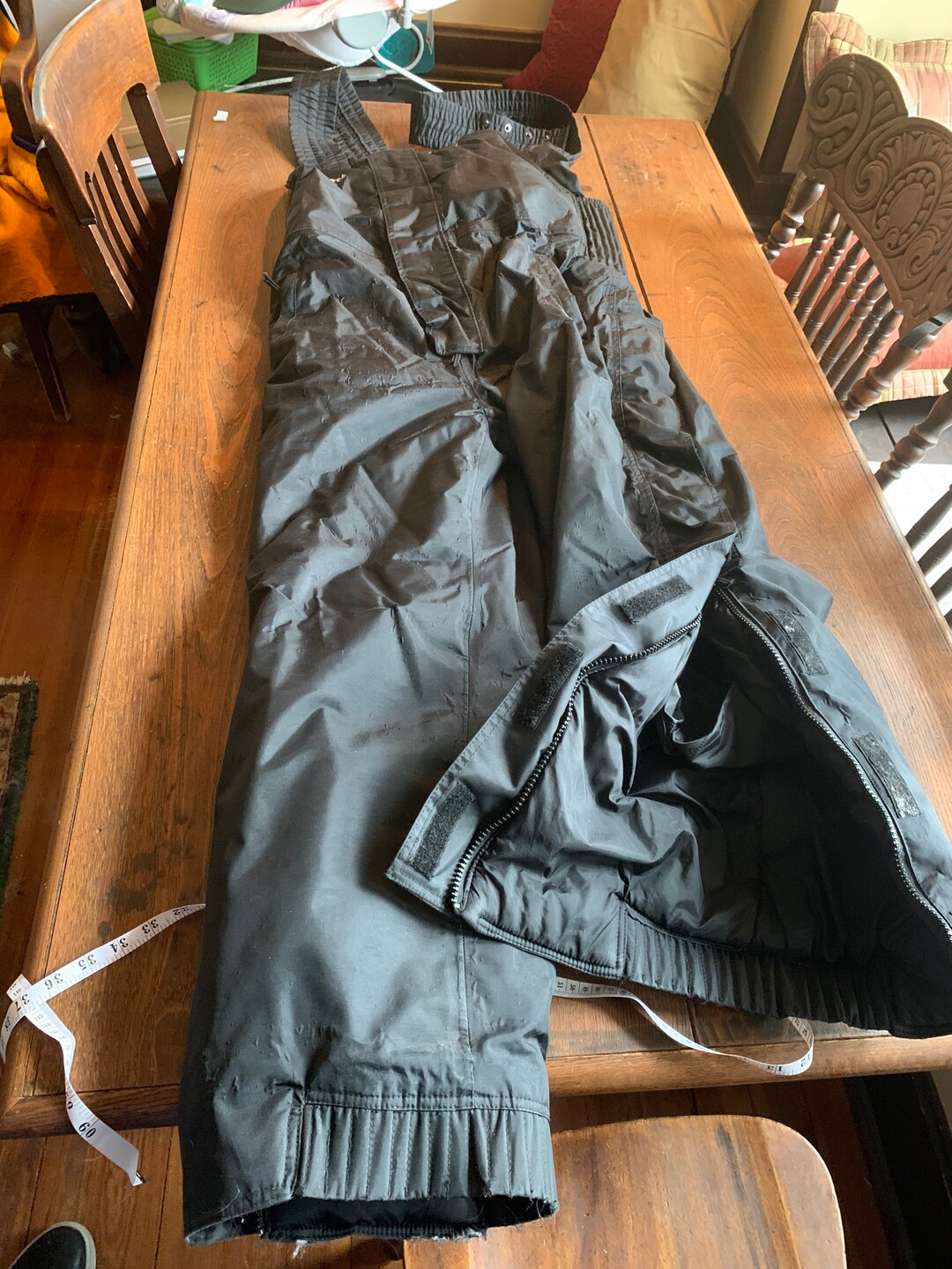 Ski Snowmobile Bib Overalls Size XL Black Quality Brand Latrek See ...