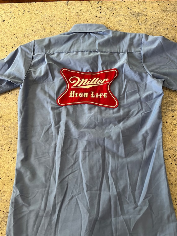Vintage Miller High Life Beer Delivery Man Shirt Sho… - Gem