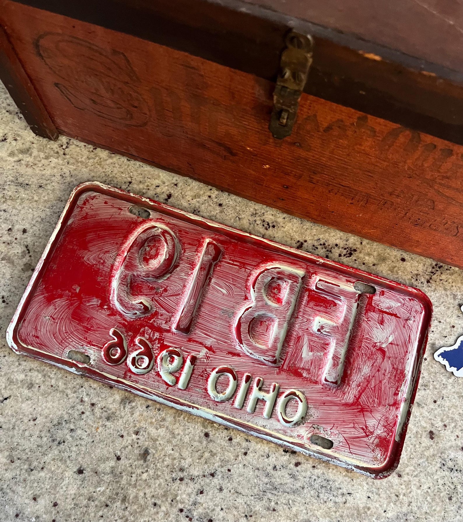 Vintage 1966 Ohio License Plate FB 19 Quality Embossed Steel - Etsy