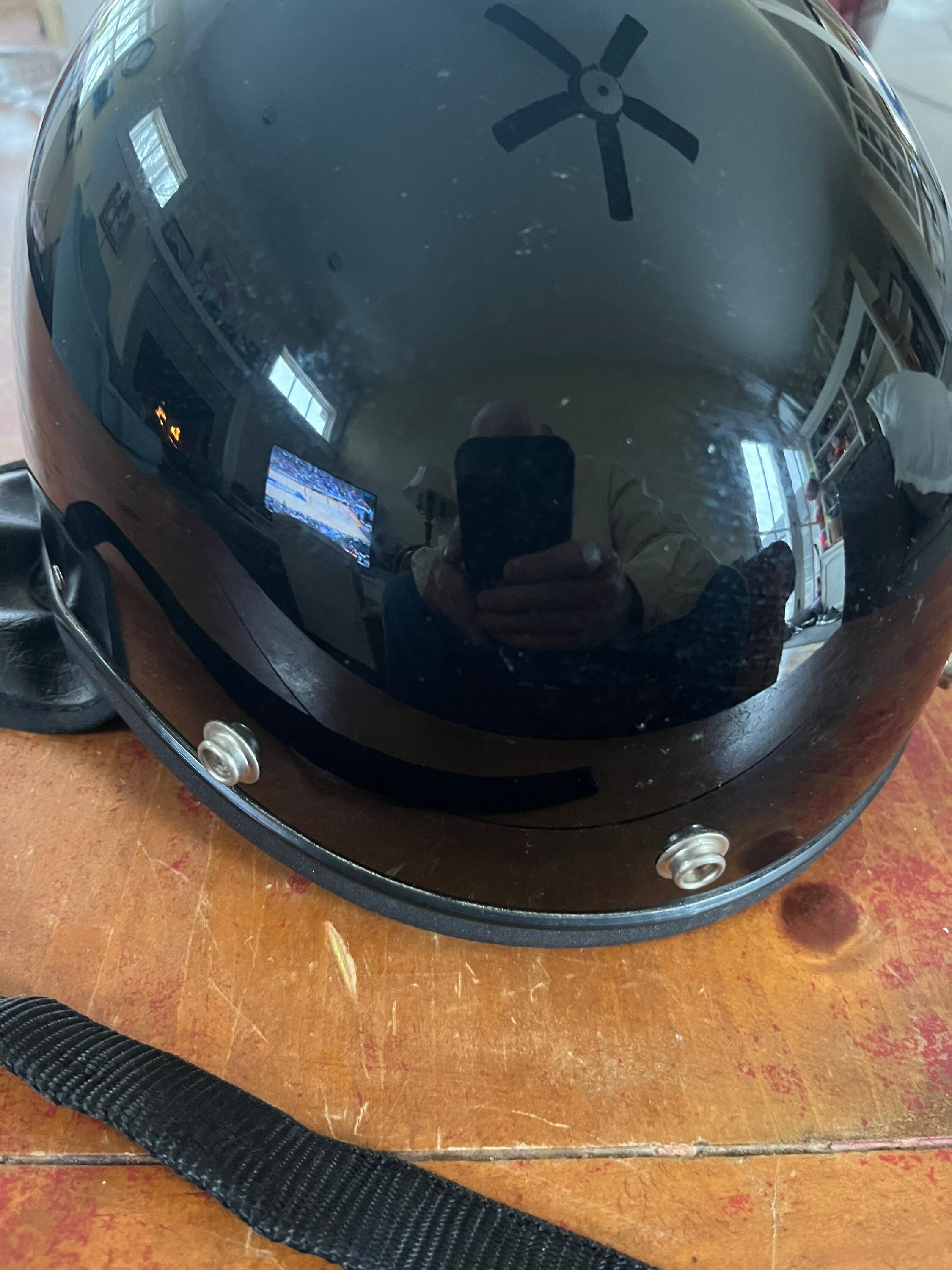 Vintage Black Half Motorcycle Helmet Size Medium Quality Brand - Etsy