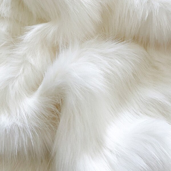 White Fur Fabric - Etsy