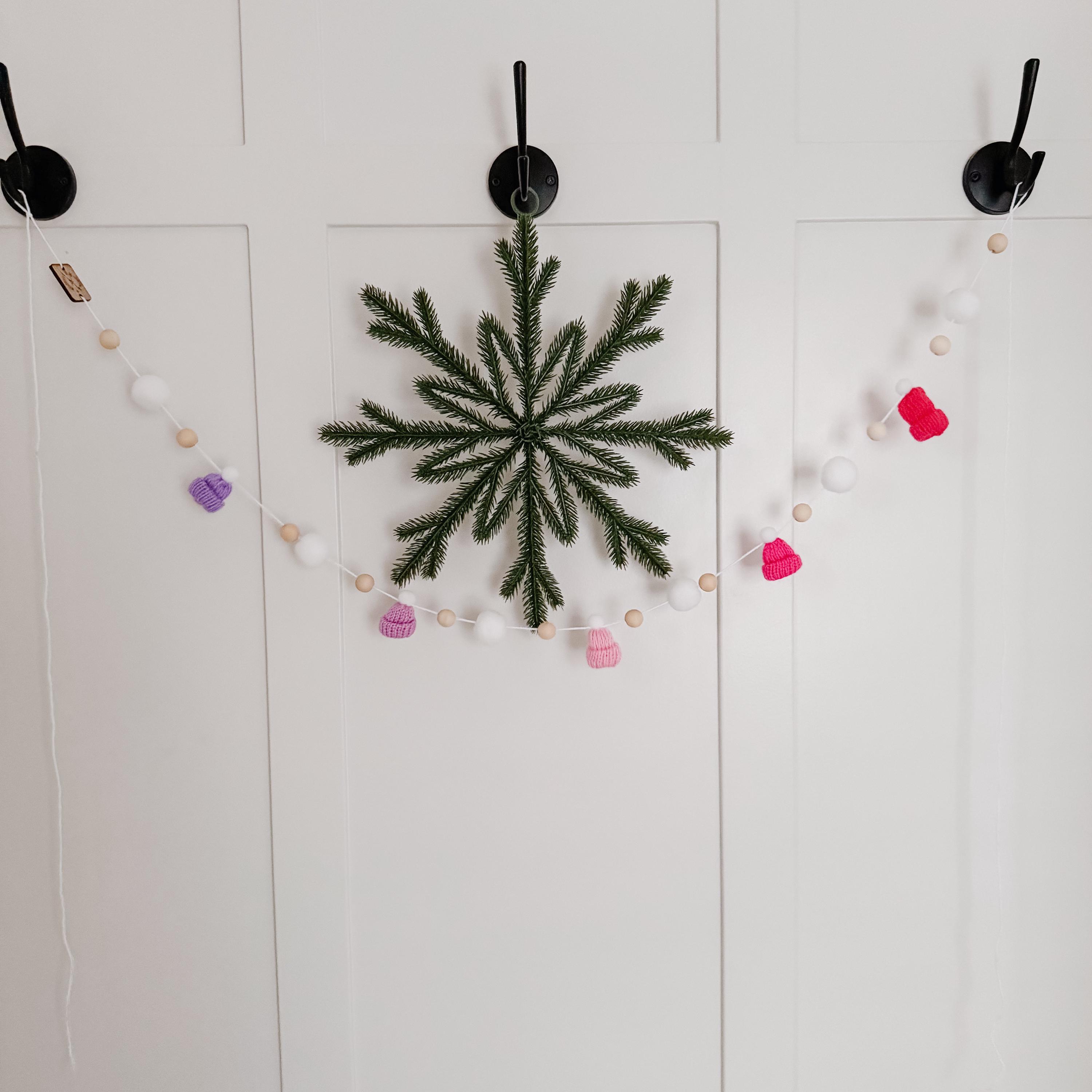 Pink Ombre Christmas Mini Knitted Toque Garland - Etsy